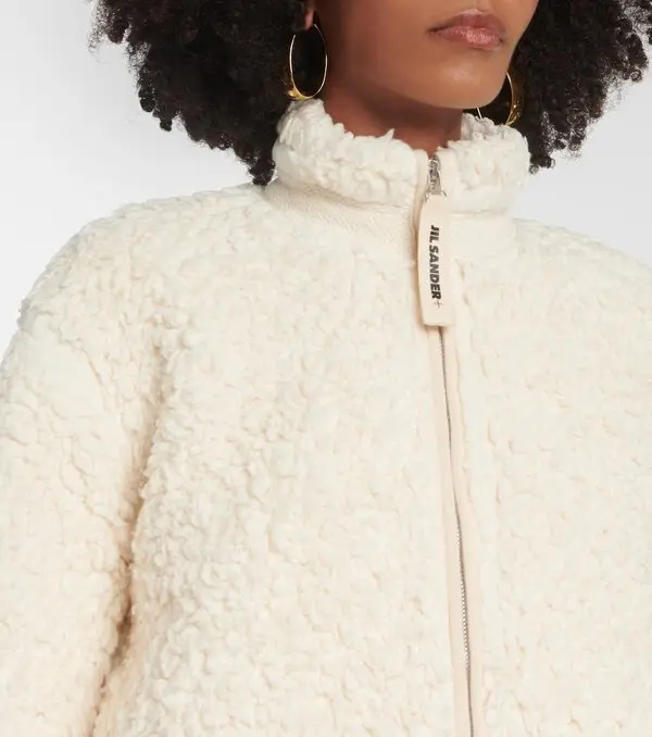 JIL SANDER Teddy Jacket - White