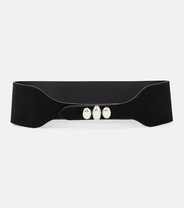 Isabel Marant Étoile Farah Leather Waist Belt - Black