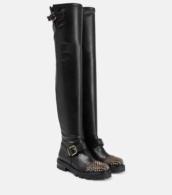 JIMMY CHOO Biker Ii Over-the-knee Boots - Black