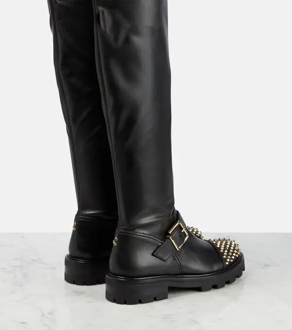 JIMMY CHOO Biker Ii Over-the-knee Boots