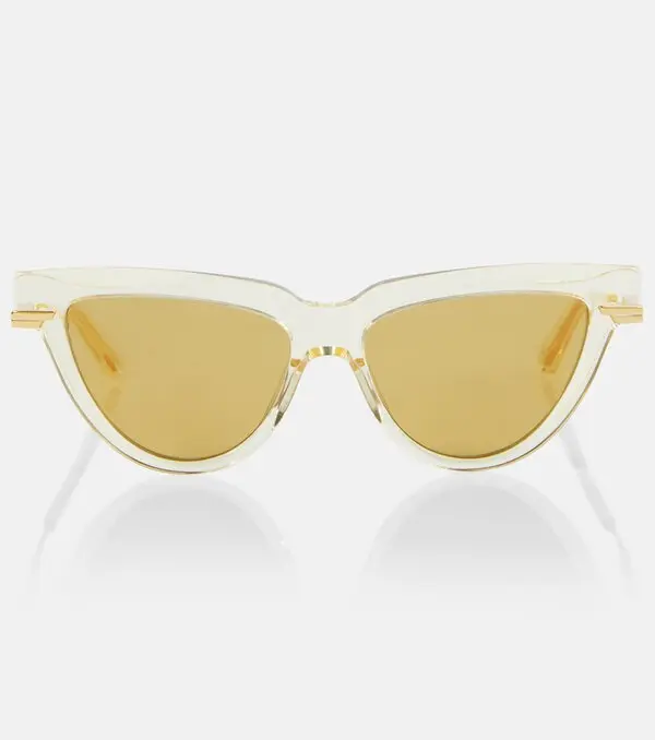 Bottega Veneta Cat-eye Sunglasses - Yellow