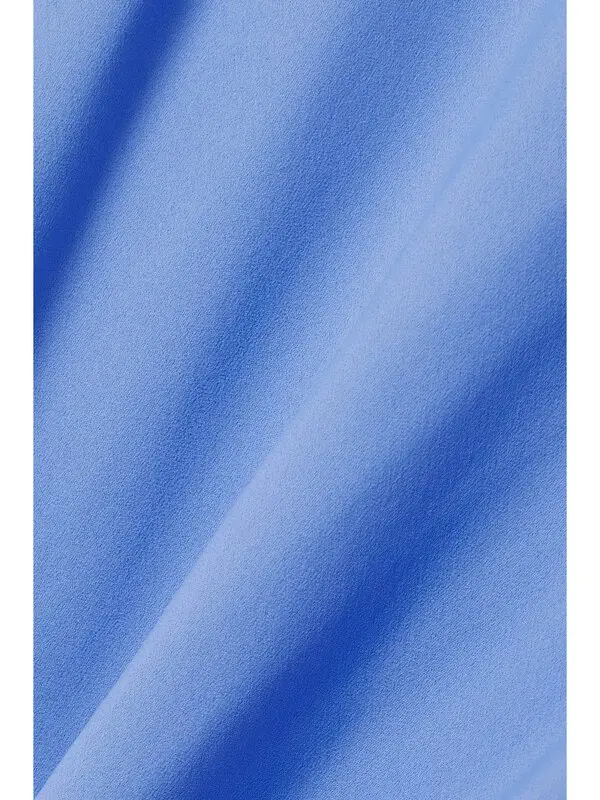 Another Tomorrow Net Sustain Crepe Midi Skirt