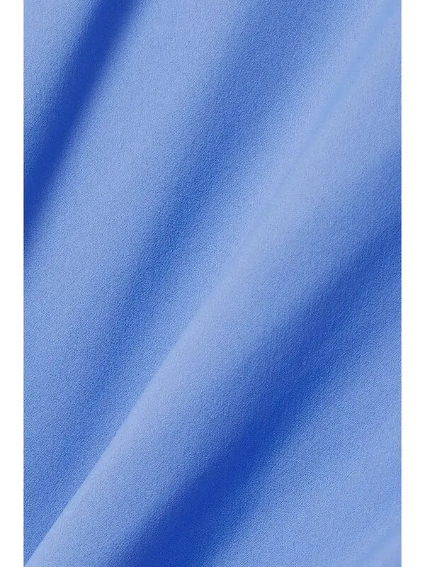 Another Tomorrow Net Sustain Crepe Midi Skirt
