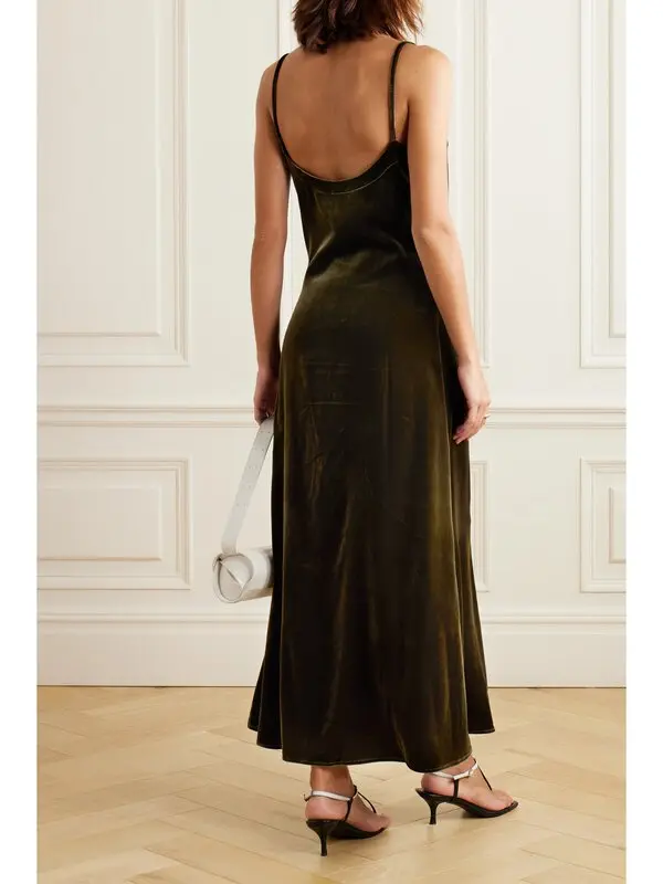 Le Kasha San Vio Velvet Maxi Dress