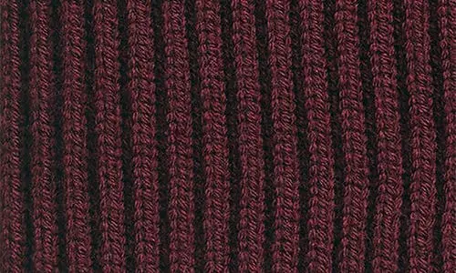 Rag & Bone Blake Ribbed Beanie - Burgundy