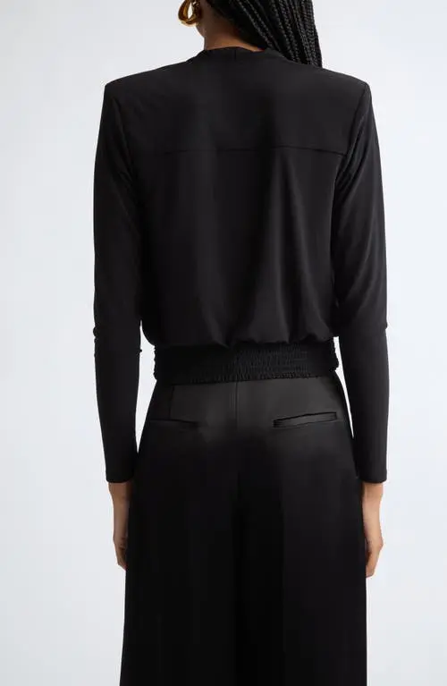 Ramy Brook Eden Cowl Neck Top - Black