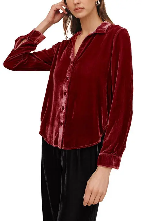 Bella Dahl Velvet Shirt