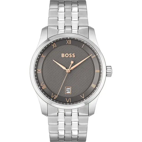 BOSS Principle Bracelet Watch - Silver