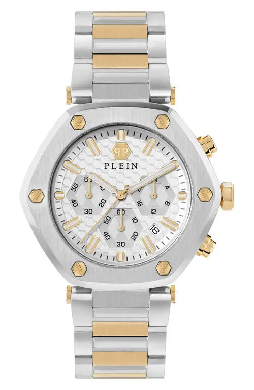 Philipp Plein The Hexagon Bracelet Chronograph Watch - Two Tone