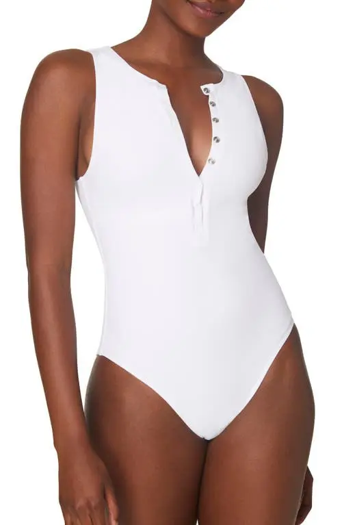 ANDIE The Malibu One-piece Swimsuit - White