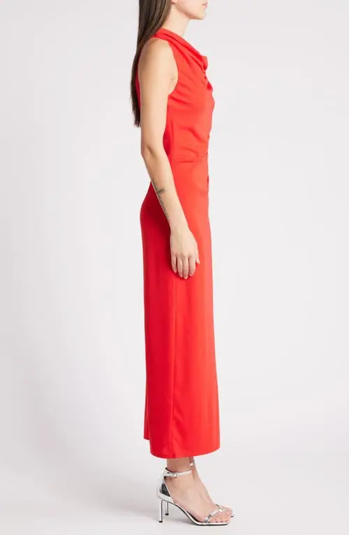 WAYF The Georgina Cowl Neck Gown