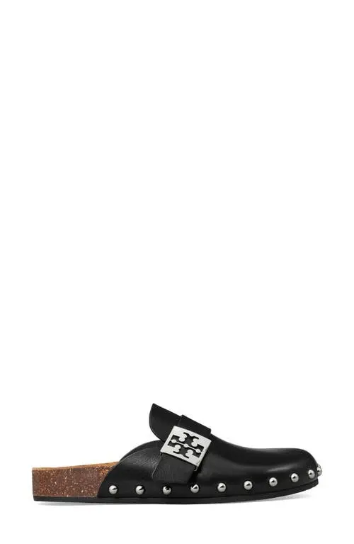 Tory Burch Mellow Studded Mule - Perfect Black/silver