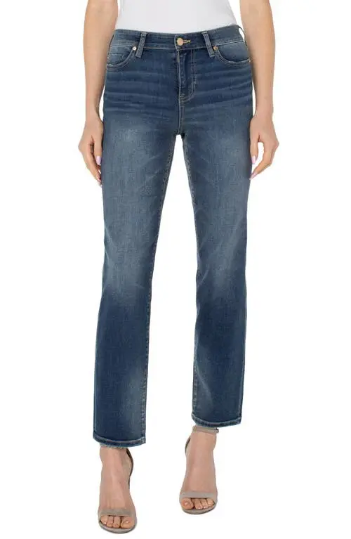 LIVERPOOL Kennedy Straight Leg Jeans - Oasis