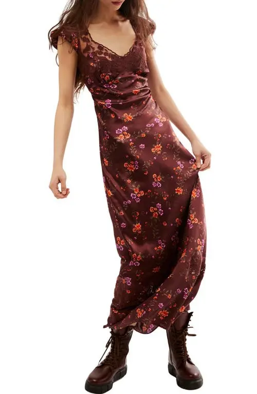 chinese dress ladies Free People Free Est Cut Out Long Maxi Dress  White Chocolate Couture