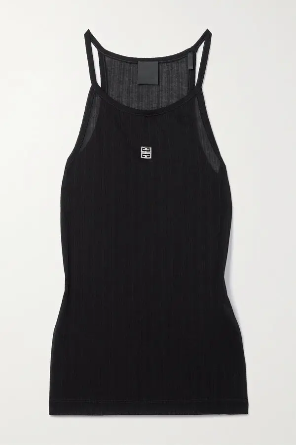 Givenchy Embellished Ribbed Tank