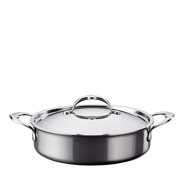 HESTAN Nanobond Molecular Titanium 3.5-quart Sauteuse Braiser - Silver