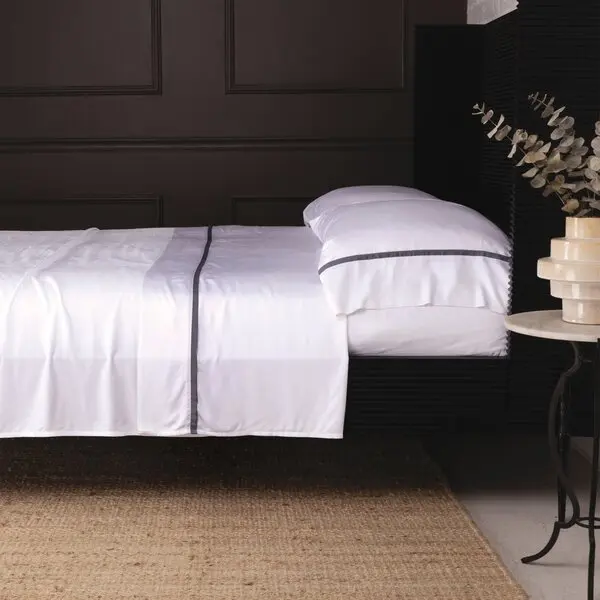 POM POM AT HOME Langston Sateen Sheet Set, California King - Midnight