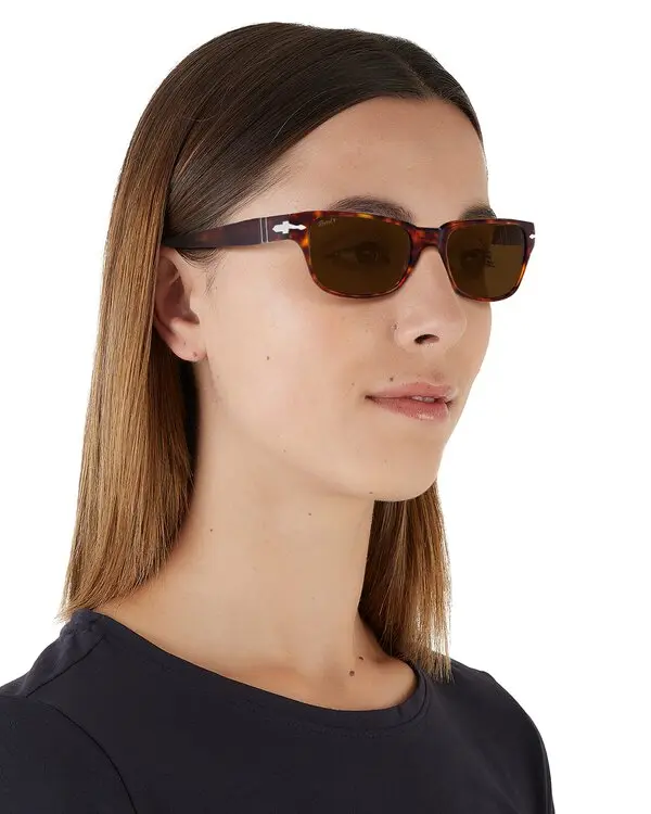 Persol Polarized Rectangle Sunglasses