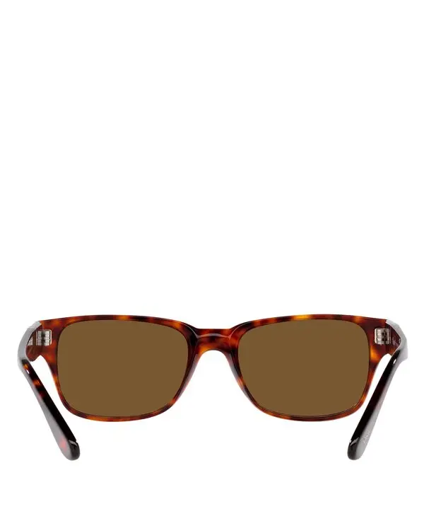Persol Polarized Rectangle Sunglasses