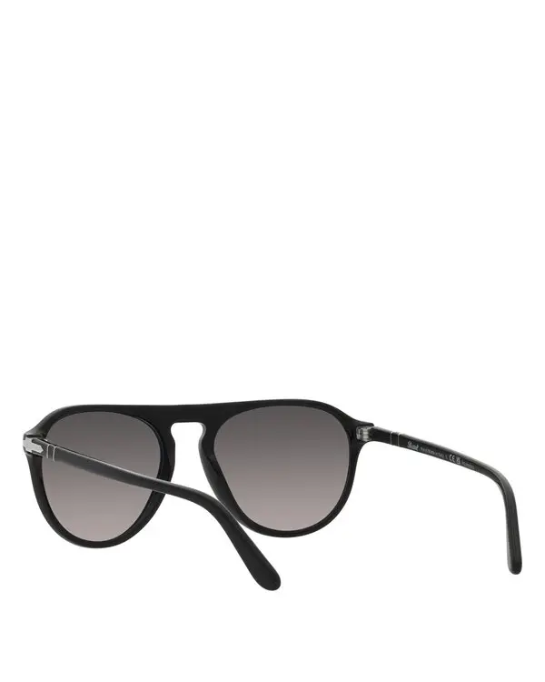 Persol Polarized Pilot Sunglasses - Black