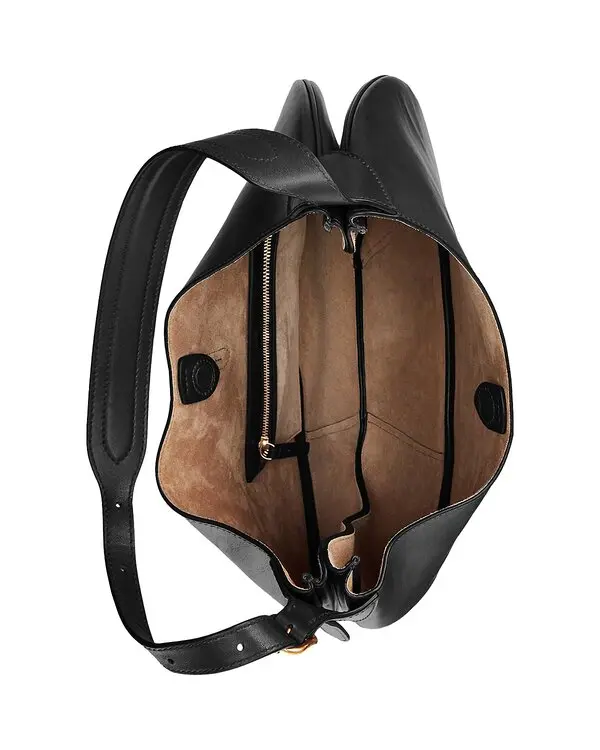 Polo Ralph Lauren Polo Id Large Hobo Shoulder Bag - Black