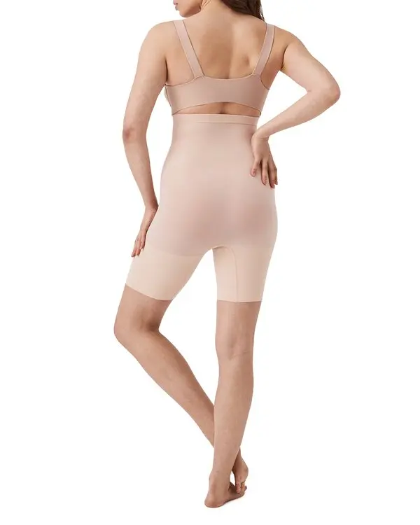 Spanx Everyday Seamless Shaping High Waist Shorts - Oat