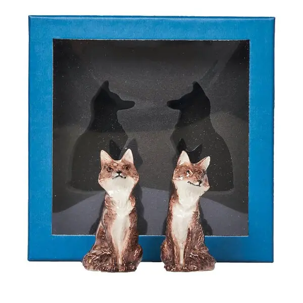 JULISKA Clever Creatures Fox Salt And Pepper Set