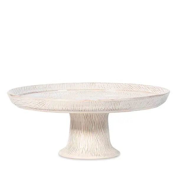 JULISKA Blenheim Oak Cake Pedestal - Whitewash