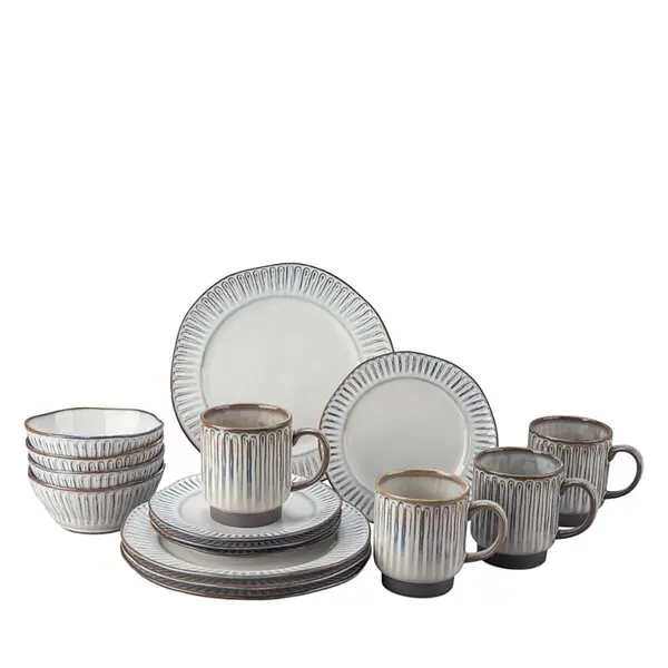 BIA CORDON BLEU Colonnade 16 Piece Dinnerware Set - Cream