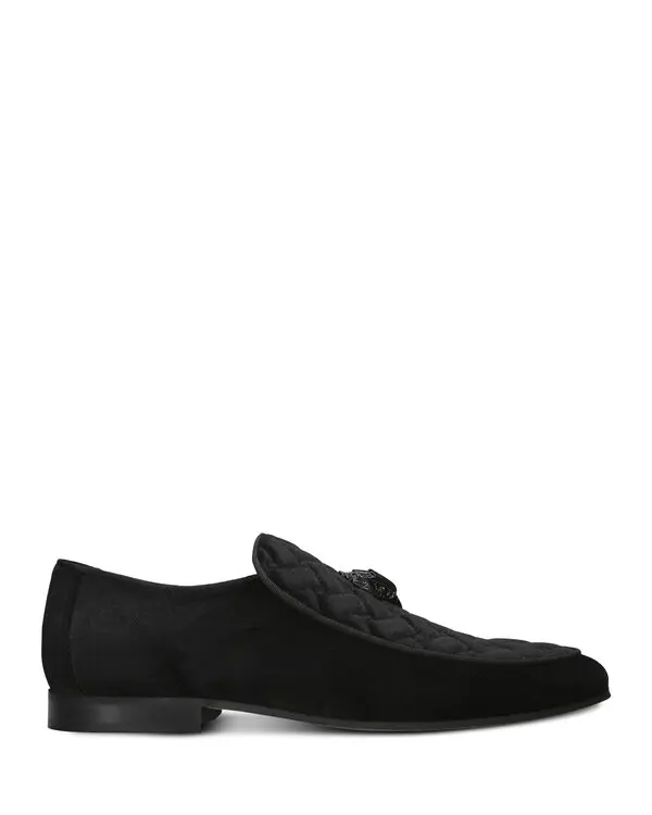 Kurt Geiger Hugh Eagle Head Slip-on Loafers - Charcoal