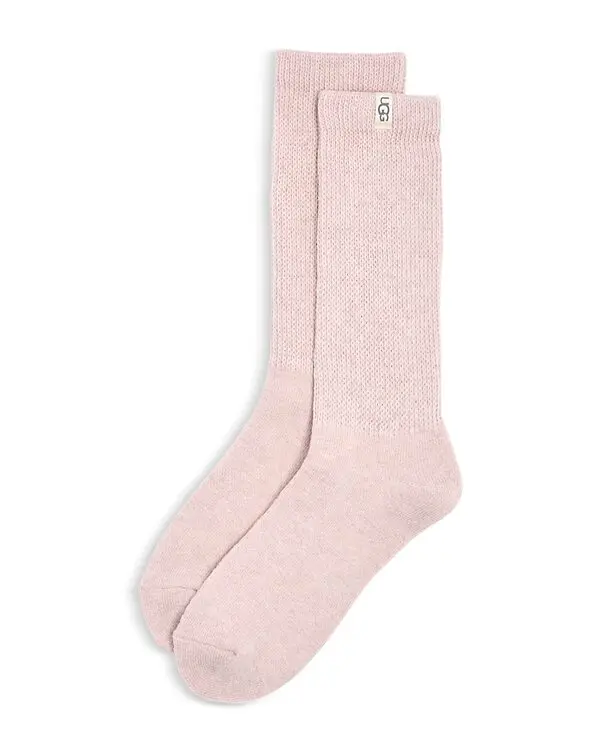 UGG Shealy Cozy Crew Socks - Ashen Rose