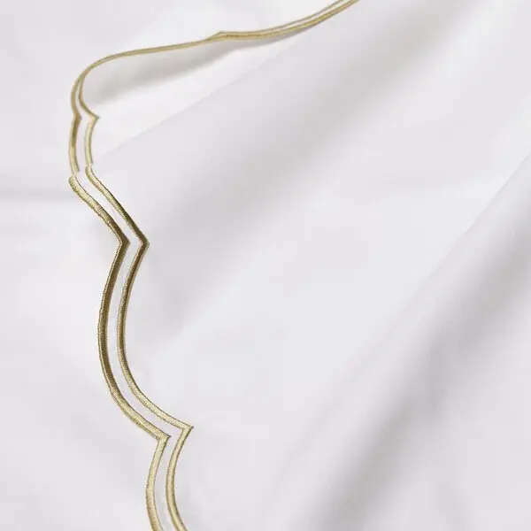 SKY Scalloped Sheet Set, Full