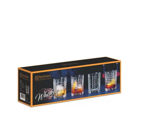 NACHTMANN Square Whiskey Tumblers, Set Of 4