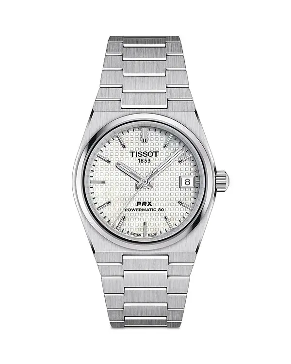 TISSOT Prx Powermatic 80 35mm Watch - White