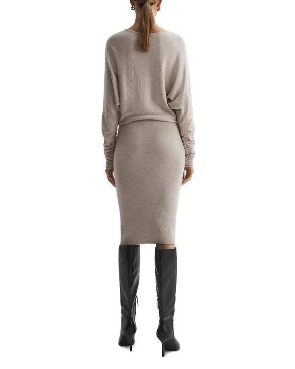 REISS Leila Midi Sweater Dress