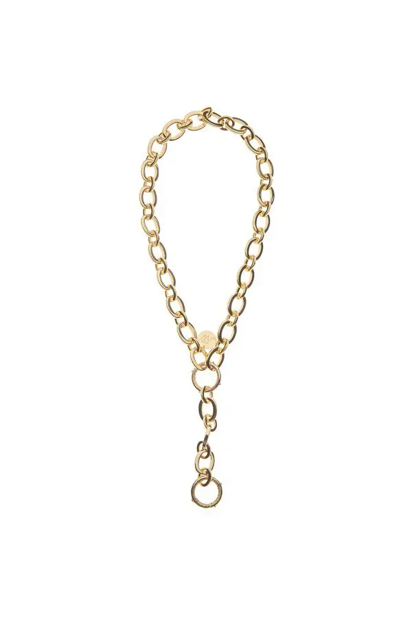 JANE WIN Lariat Multi-style Link Chain Necklace