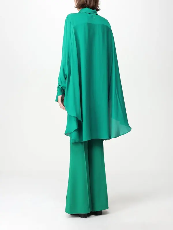 Elie Saab Shirt With Tie Detail - Green