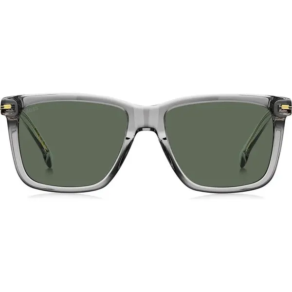 BOSS 55mm Square Frame Sunglasses - Grey