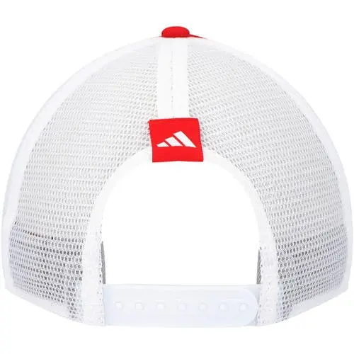 Adidas Nc State Wolfpack Phrase Foam Front Trucker Adjustable Hat