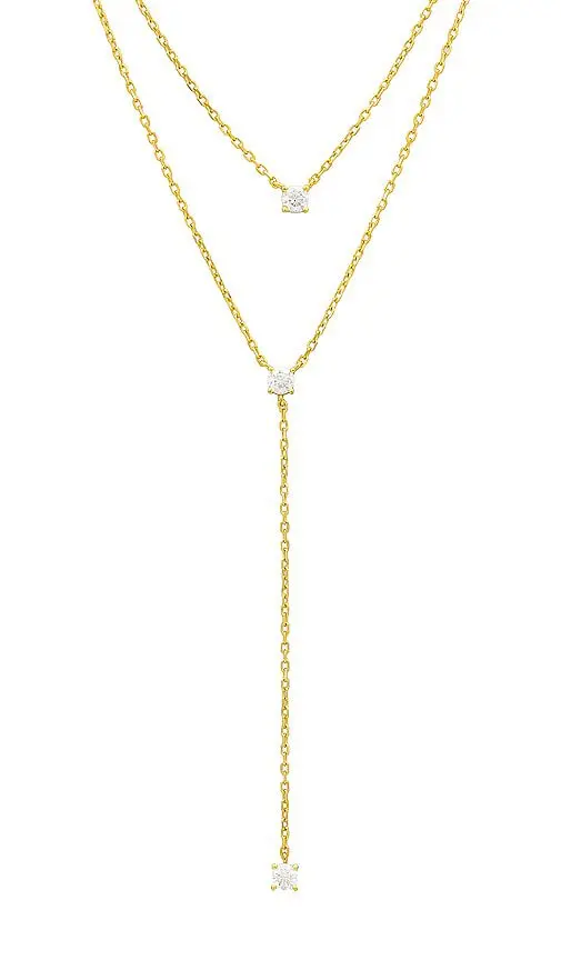 Shashi Solitaire Layered Lariat