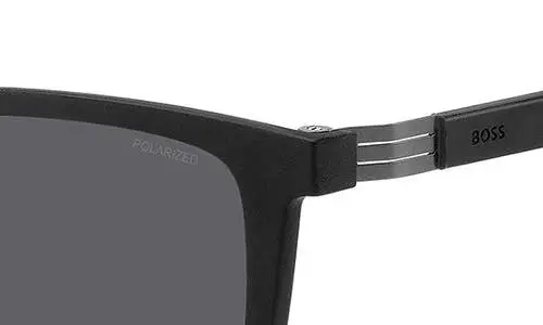 BOSS 53mm Square Full Rim Sunglasses - Black
