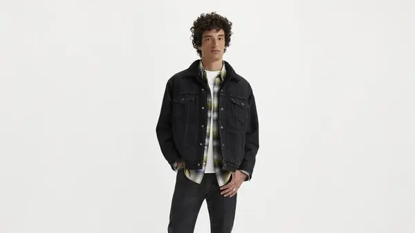 LEVI'S Relaxed Fit Sherpa Trucker Jacket