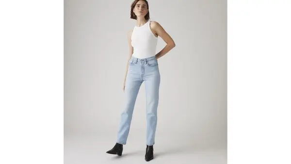 LEVI'S Wedgie Straight Ankle Jeans - Fully Baked