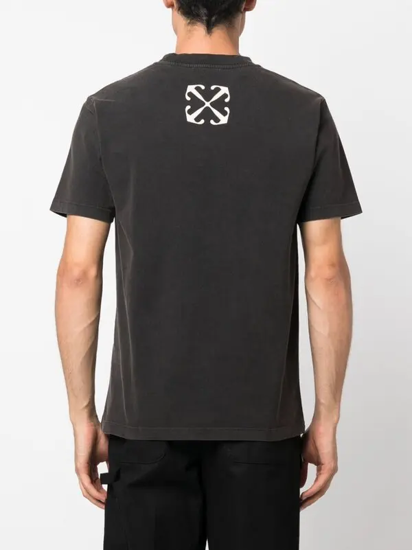 Off-White Bacchus-print Cotton T-shirt