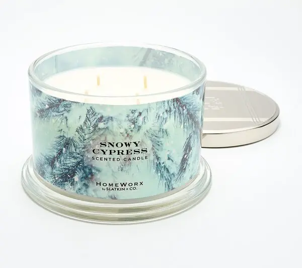 HOMEWORX BY SLATKIN + CO. Homeworx Slatkin & Co. 18oz Snowy Cypress Candle - One-color