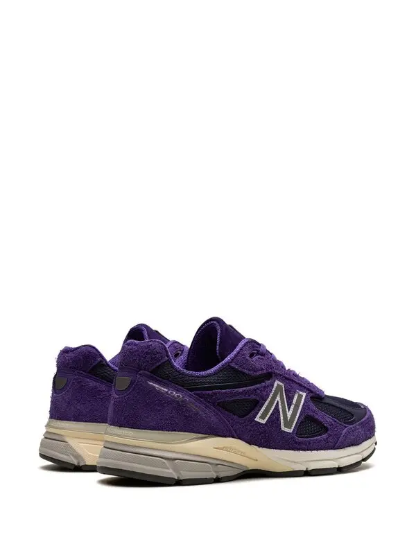 NEW BALANCE 990v4 Suede Sneakers - Purple