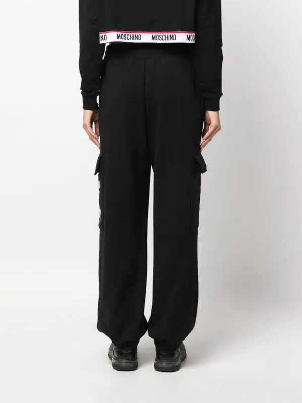 Moschino Teddy Bear Organic Cotton Track Pants