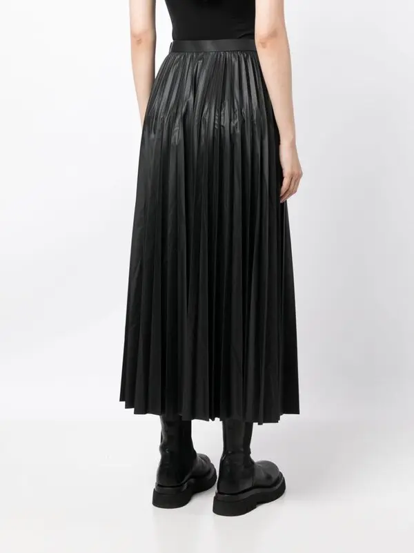 Junya Watanabe High-waist Pleated Midi Skirt