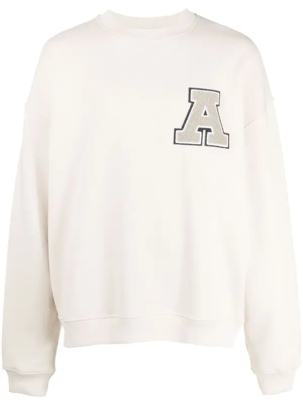 Axel Arigato Organic-cotton Sweatshirt With Logo Patch