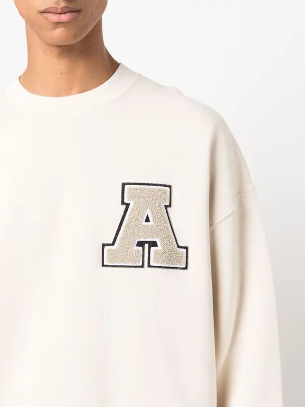 Axel Arigato Organic-cotton Sweatshirt With Logo Patch